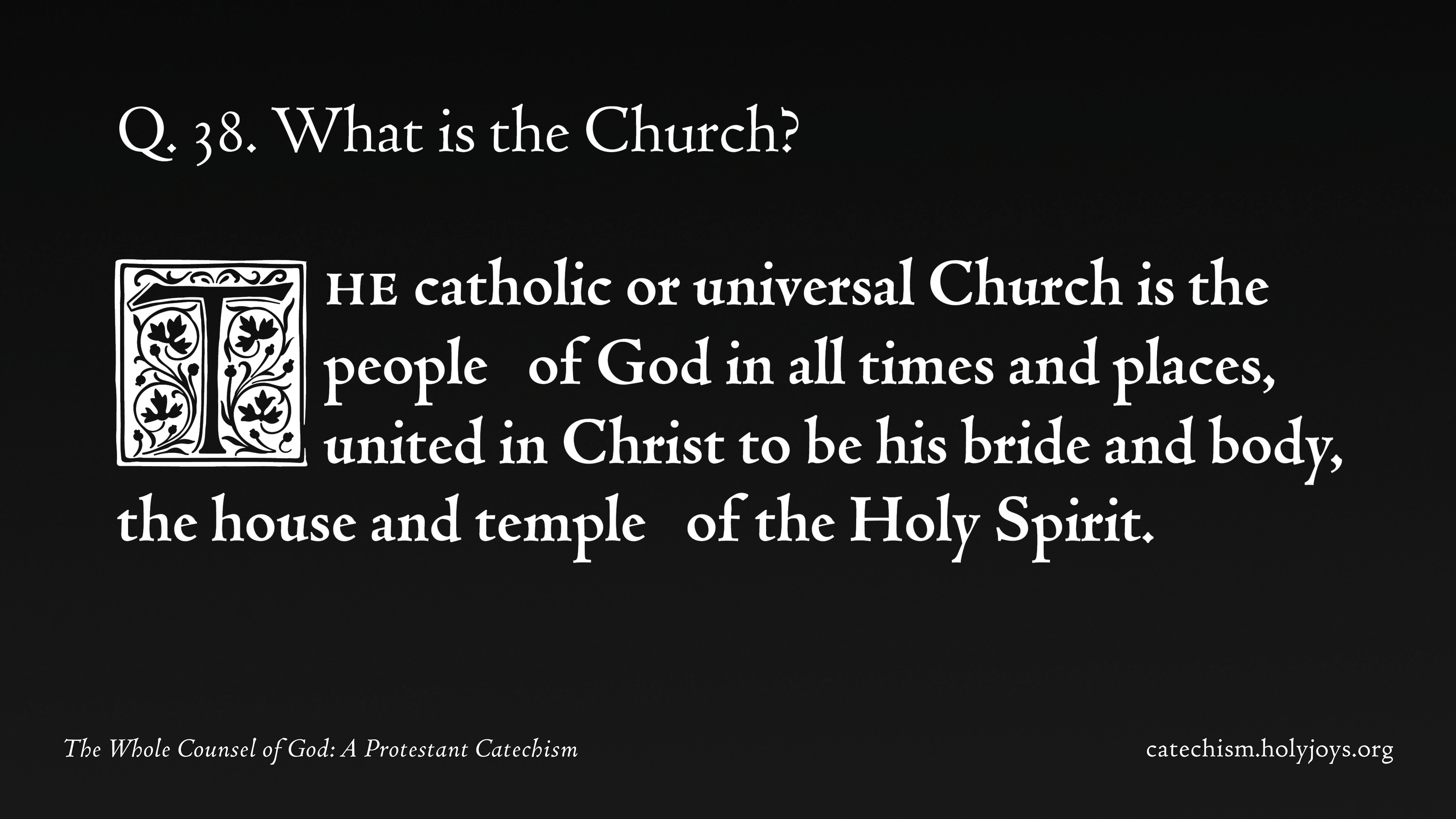 Catechism PowerPoint Slides - Holy Joys
